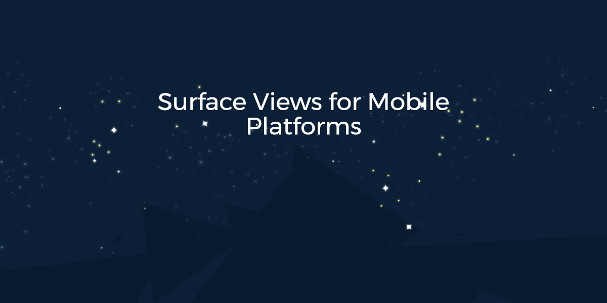SurfaceView on mobile platforms with Coherent UI