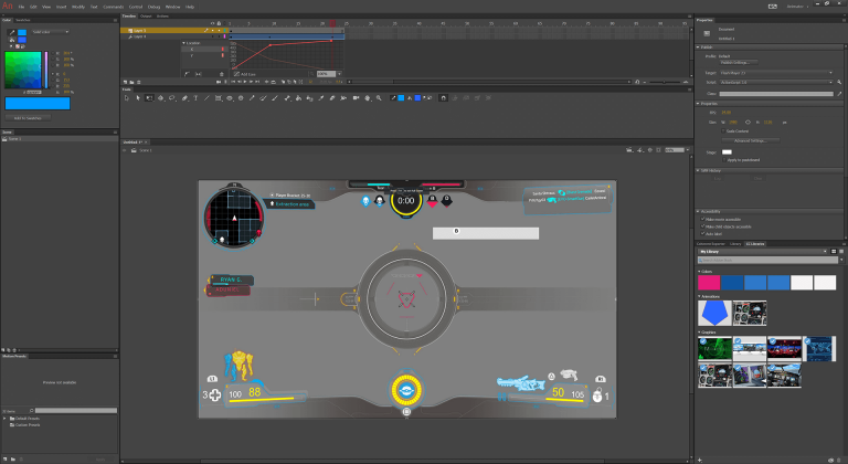 Visual tool to create UI in Adobe Animate faster: Coherent HTML Exporter